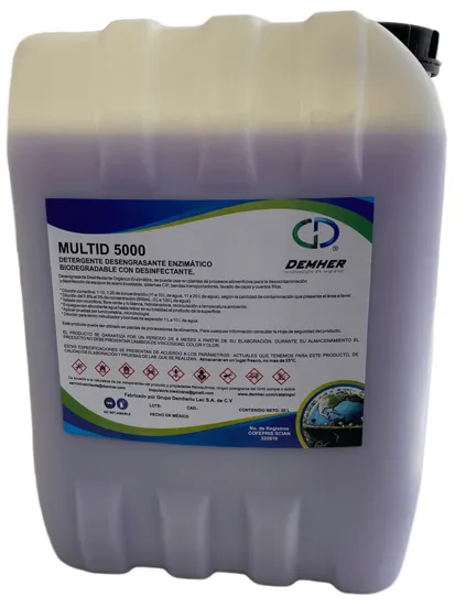 MULTID 5000 | Detergente Desengrasante Industrial Enzimático Biodegradable