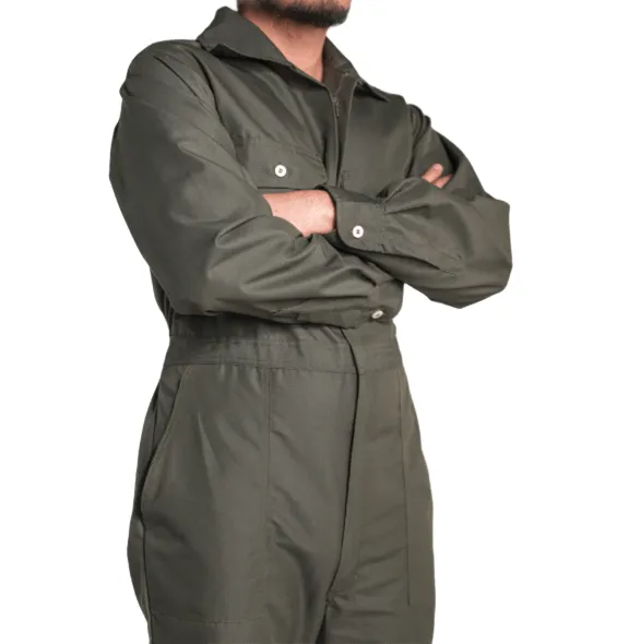 Overol UNILINE Básico Gabardina Verde Olivo | Hombre